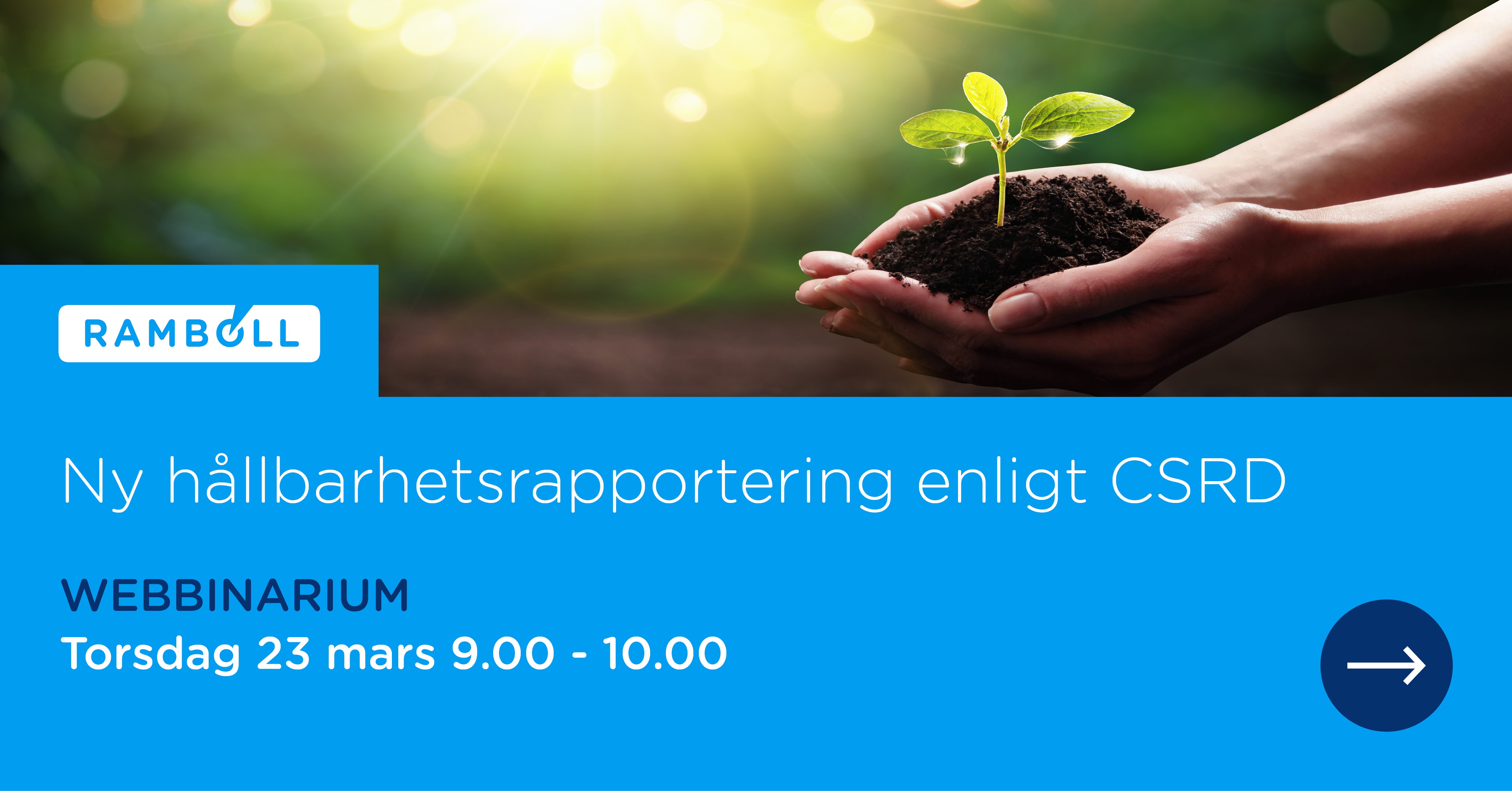 Hållbarhetsredovisning enligt CSRD - Inspelning av webbinarium 230323